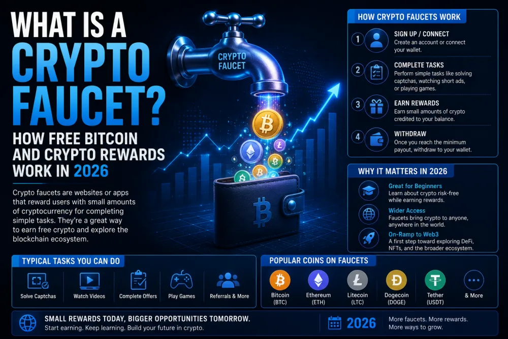 What Is a Crypto Faucet? Ultimate Bitcoin Faucets Guide 2026